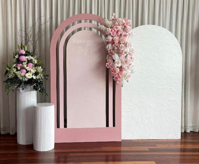 White Ripple Plinth Set – Perfect Affair Events and Giftables